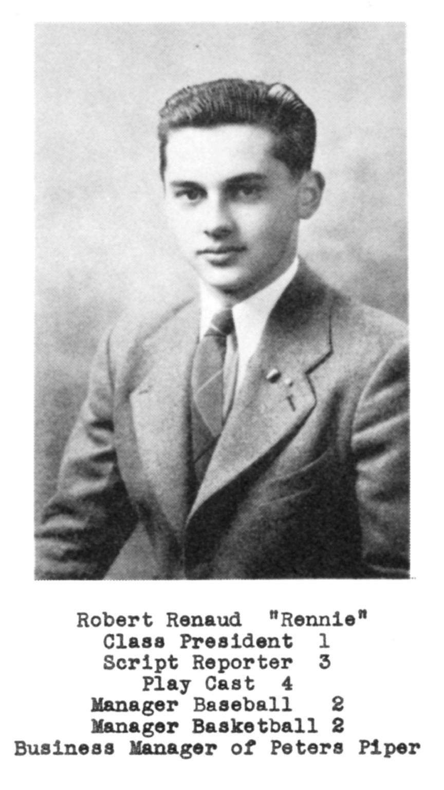 Robert L. Renaud (1925-1945) – He Lived & Died by the Words of His ...